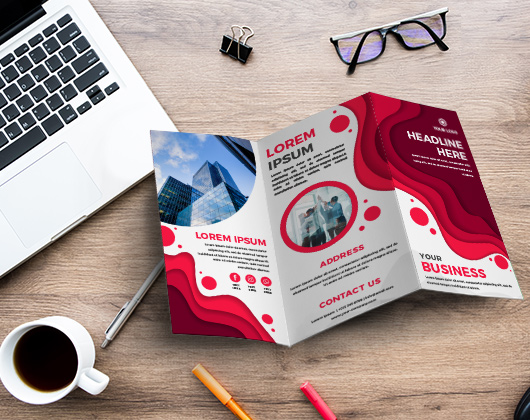 Folder com 2 Dobras | Personalize Online